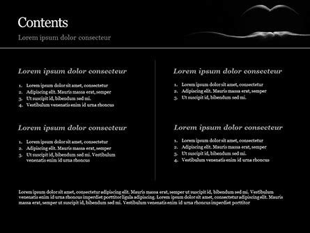 Sexy Naked Female Presentation Template For PowerPoint And Keynote PPT Star