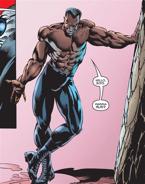 Shirtless Men In Comics — Shirtless Blade By Bart Sears