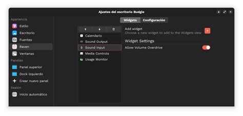 Request Add An Option To Allow Volume Overdrive In Sound Input Widget · Issue 311