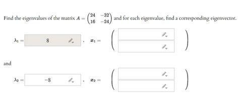 video solution 24 find the eigenvalues of the matrix a and for each