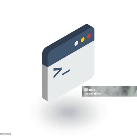 프로그래밍 코드 응용 프로그램 등각 투영 평면 아이콘입니다 3 차원 벡터 3차원 형태에 대한 스톡 벡터 아트 및 기타 이미지