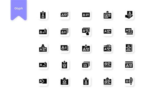 Business Card Icons Icons Ft Contact And Communication Envato