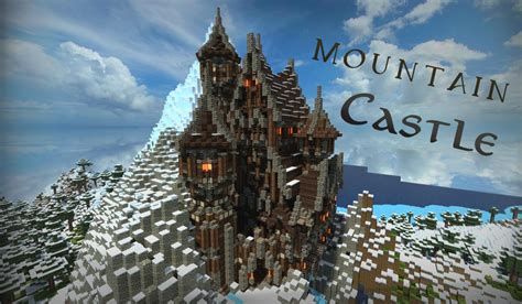 Minecraft Medieval Mountain Castle