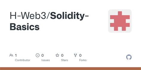 Github H Web3solidity Basics