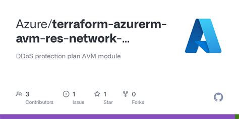 Github Azureterraform Azurerm Avm Res Network Ddosprotectionplan
