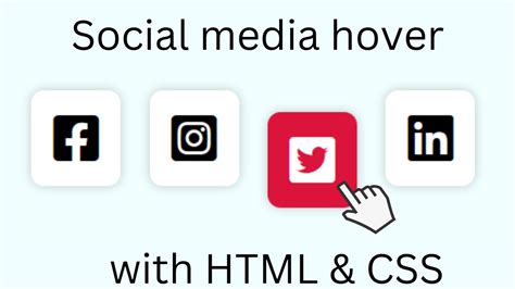 how make an icon hover effect with html and css css hover effect youtube