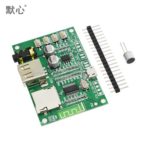 Bt201双模5 0蓝牙无损音频功放板模块 Tf卡u盘ble Spp串口透传at 虎窝淘