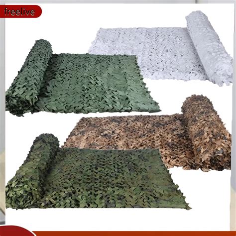 freelive camouflage net hiding mesh sun shelter camo shade for garden