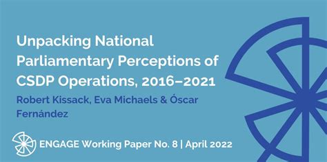 How Do Diverse Views On 🇪🇺 Csdp Operation In National Parliaments Affect Eu Policy Making Engage