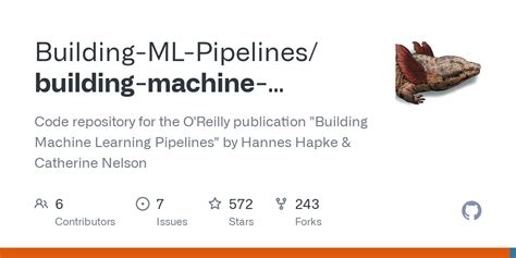 Github Building Ml Pipelinesbuilding Machine Learning Pipelines Code Repository For The O