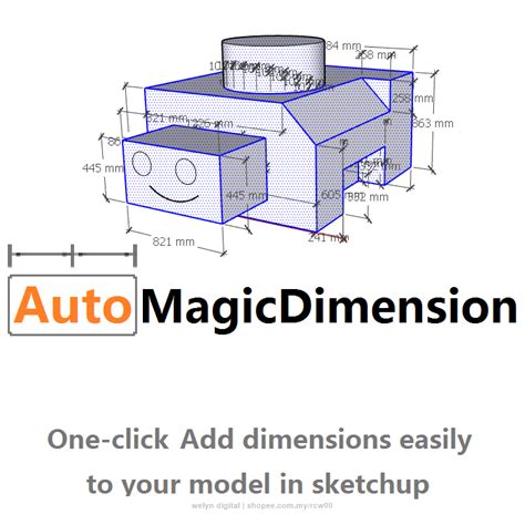 Sketchup Plugins Tutorial 2025 Auto Magic Dimensions Add Dimensions Easily To Your Model