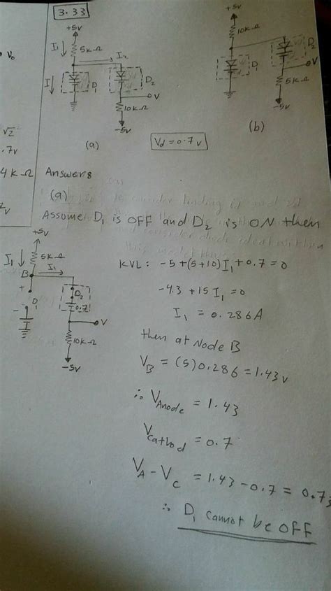 constant voltage model pf diode circuit analysis electrical