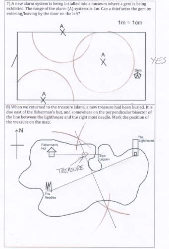 Gcse Maths New 10 Loci And Construction Questions And Answers