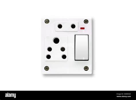 Wall Switch Power Electronic Component Socket Different And Modern Realistic Part Wall Switch