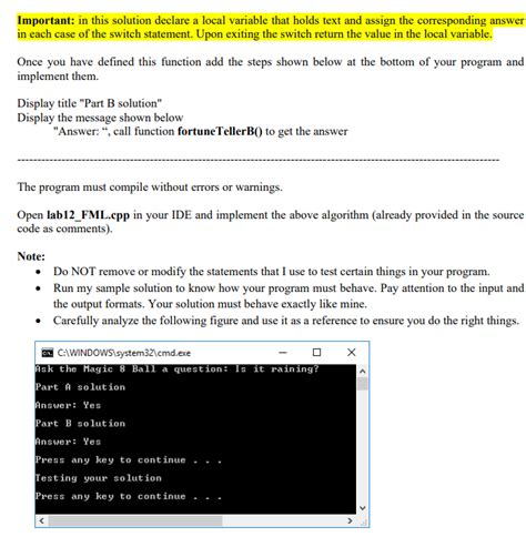 Solved Lab 12 Random Numbers And Nested If Else Statements