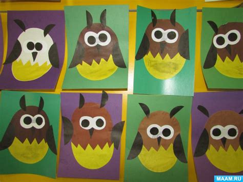 Конспект ООД по аппликации для средней группы «Совенок 5 фото Воспитателям детских садов