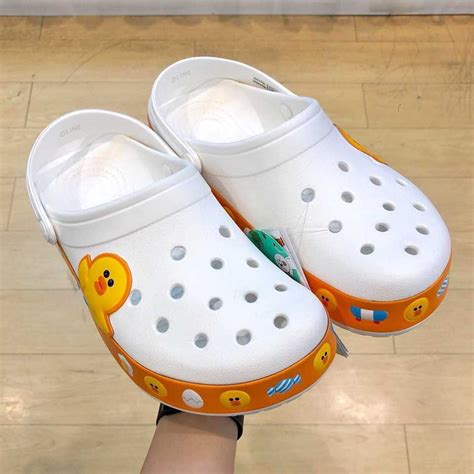 [official] Line Friends Sally Crocs Clogs Shoes Sandals Womens