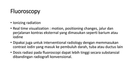Types Of Imaging Modalities In Radiology Pptx