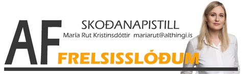María Rut Kristinsdóttir Skrifar Sorg þeirra Er Okkar Sorg Dv