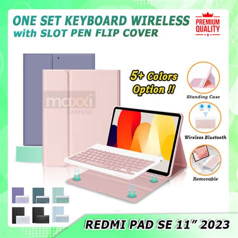 Jual Xiaomi Redmi Pad Se Keyboard Keybord Kibord Papan Ketik Case Warna Keyboard Green