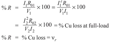 WAZIPOINT Engineering Science Technology Transformer Percentage Resistance Reactance And
