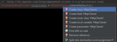 Java Why Intellij Idea Doesn T See Httpclients Stack Overflow