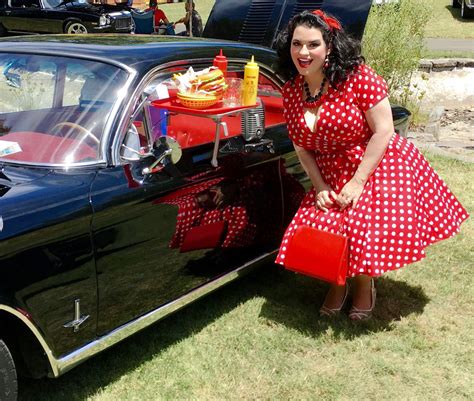 Rockabilly Car Pin Up