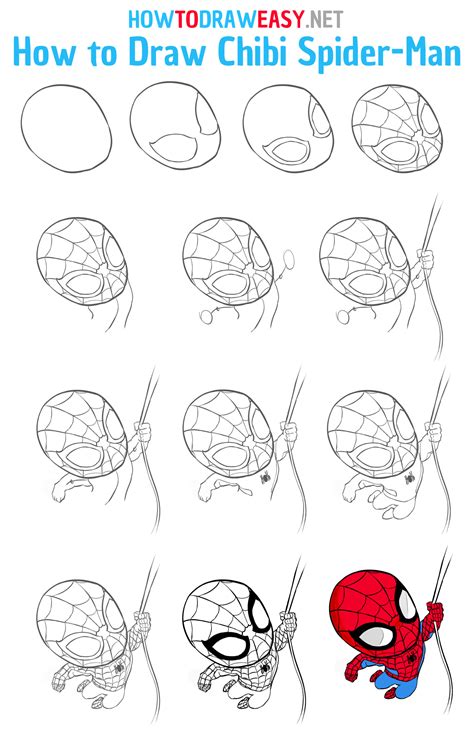 Easy Simple Spiderman Drawing Joicefglopes