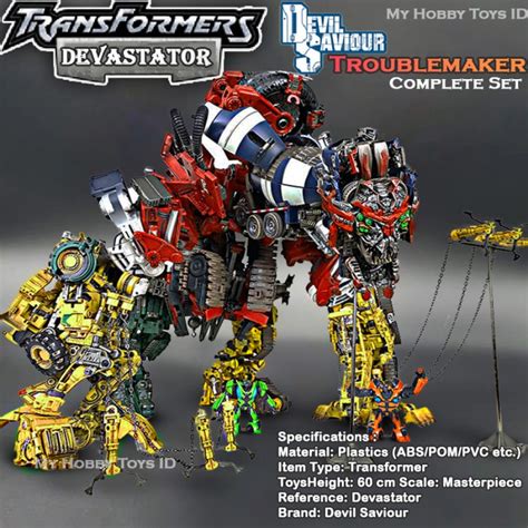 Jual Robot Transformers Devastator Devil Saviour Troublemaker Size Besar Jakarta Utara My