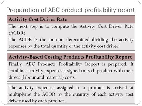 Activity Based Costing Pdf Business Business And Finance