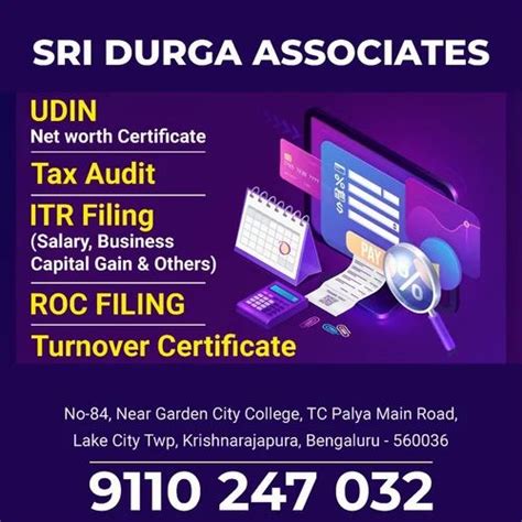 Unique Document Identification Number Udin B Tax Advisors At ₹ 999