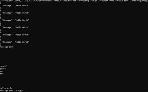 Produce Message On Kafka Topic Kafka Connector