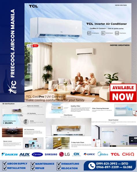 Freecool ️ Stay Cool With Tcl Split Type Inverter Aircon ️ 🔥 Summer Heat No Problem Upgrade