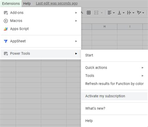 How to activate your subscription for Ablebits add-on for Google Sheets