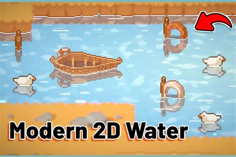 如何在 Unity 實現 2d 水流效果 Modern 2d Water