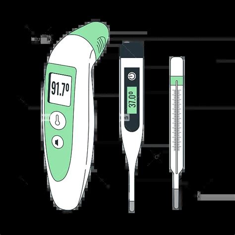 温度计插画海报素材模板下载 图巨人