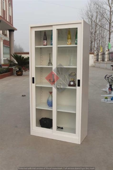 5 Layer Glass Sliding Door Cabinet Factory Price Furniture And Home