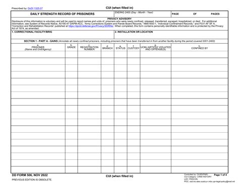 Dd Form 506 Printable Form 2025