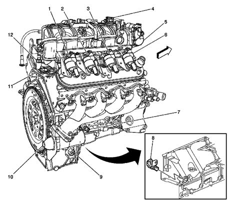 Diagram Of Knock Sensor Location 1998 Chevy 5 7 Liter Sensor