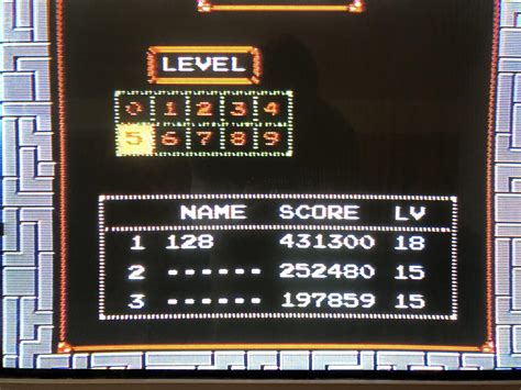 Just Started Serious Nes Tetris Last Month Still On Level 15 Starts