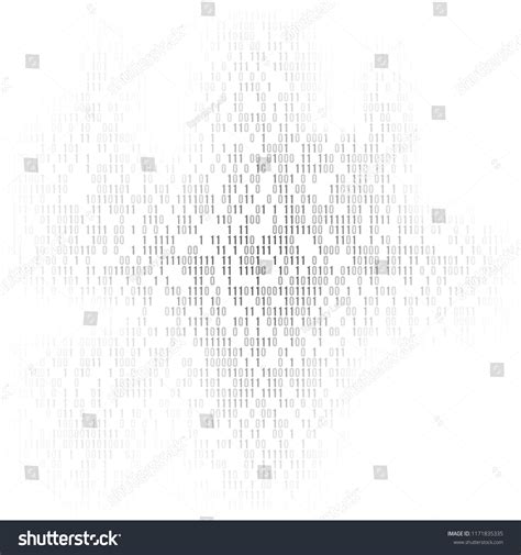 Binary Code Vector Background Numbers One Stock Vector Royalty Free Shutterstock