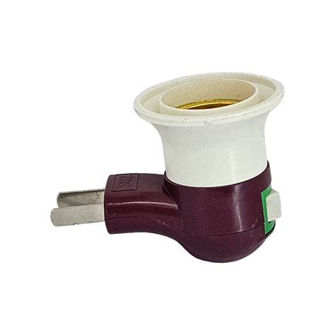 Us Plug To E27 Socket Light Bulb Lamp Holder Connector Led E27