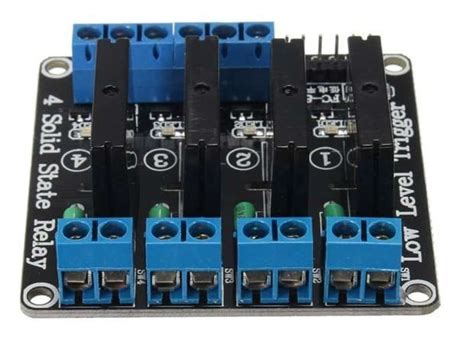 Promo SOLID STATE RELAY SSR 4 CHANNEL 5VDC LOW LEVEL TRIGGER Diskon 23 Di Seller Himaga Store