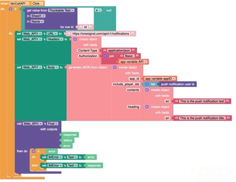 Push Notifications When Button Click Questions About Thunkable