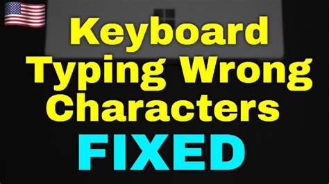 Keyboard Typing Wrong Characters Windows 11 - YouTube