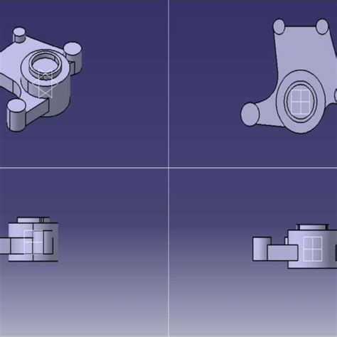 Different Views Of The Model Of The Lubricating Oil Pump Body Download Scientific Diagram