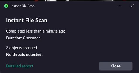 Everytime I Wanna Scan A Folder It Always Says 2 Objects Scanned But