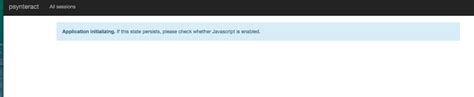 psynteract control panel taking too long to initialize — forum