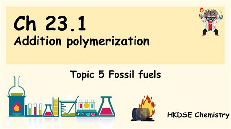 Org Chem And Fossil Fuels F4 231 Addition Polymerization Dse Chem Youtube