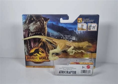 Jurassic World Ferocious Pack Atrociraptor Dinosaur Figure New And